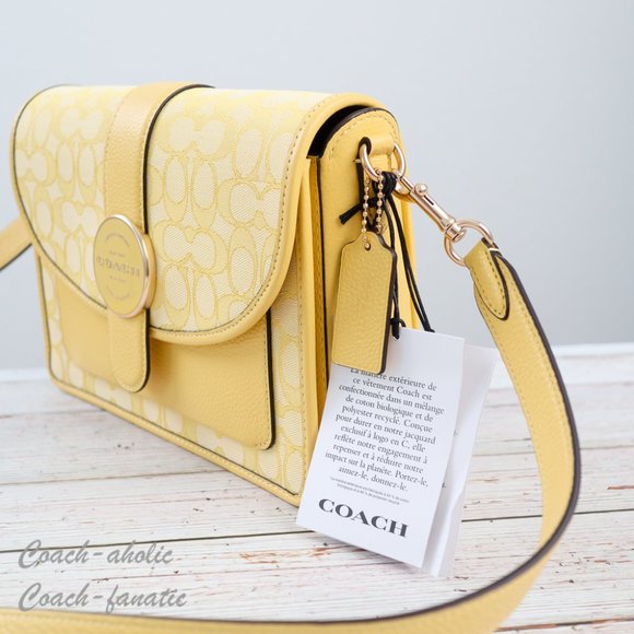 Coach | Bags | Nwt Coach C837 Lonnie Crossbody In Signature Jacquard ...